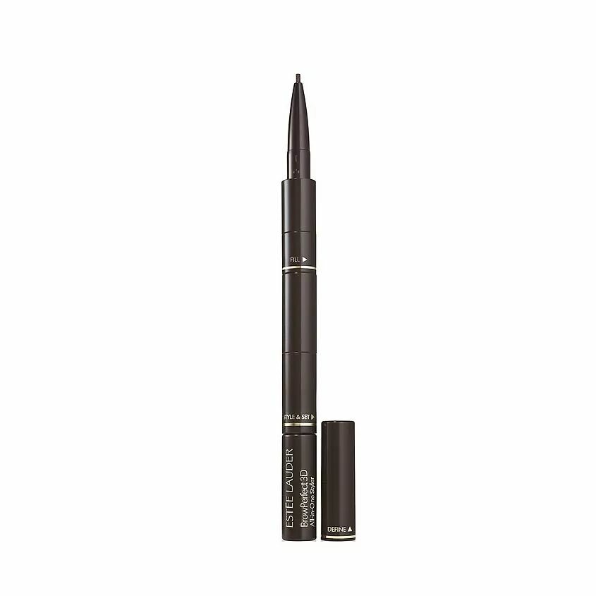 ESTEE LAUDER Карандаш для бровей 3D All-In-One Styler, Dark Brunette, 0,07 г + 0,25 г + 1,75 мл