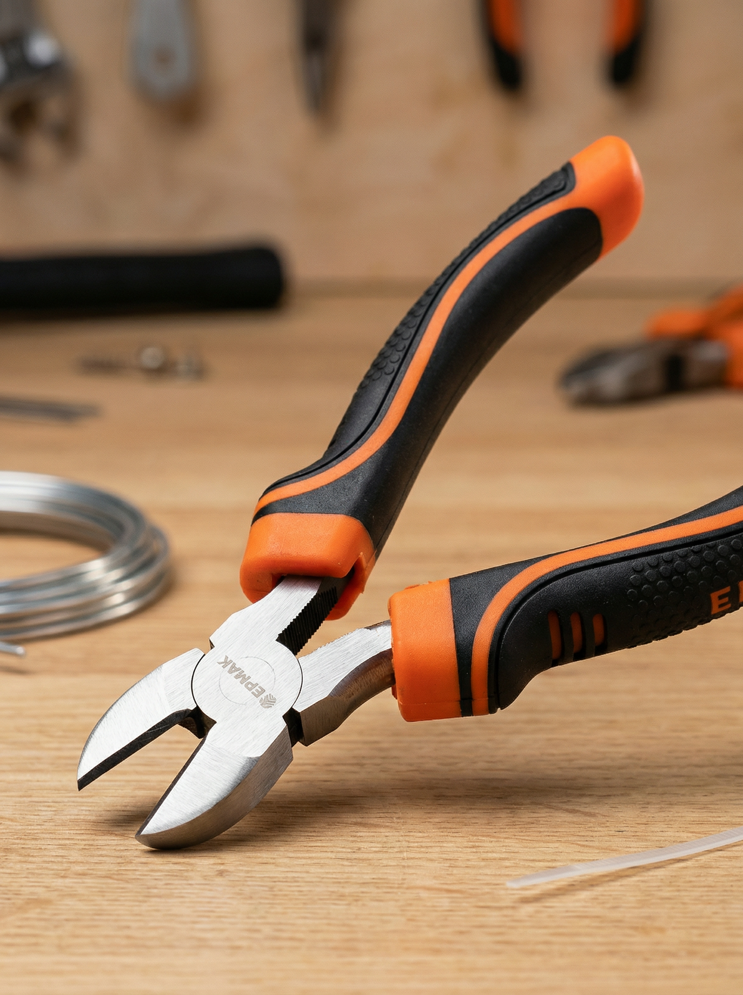 Кусачки бокорезы 160 мм "Мастер", полированные, для проводов