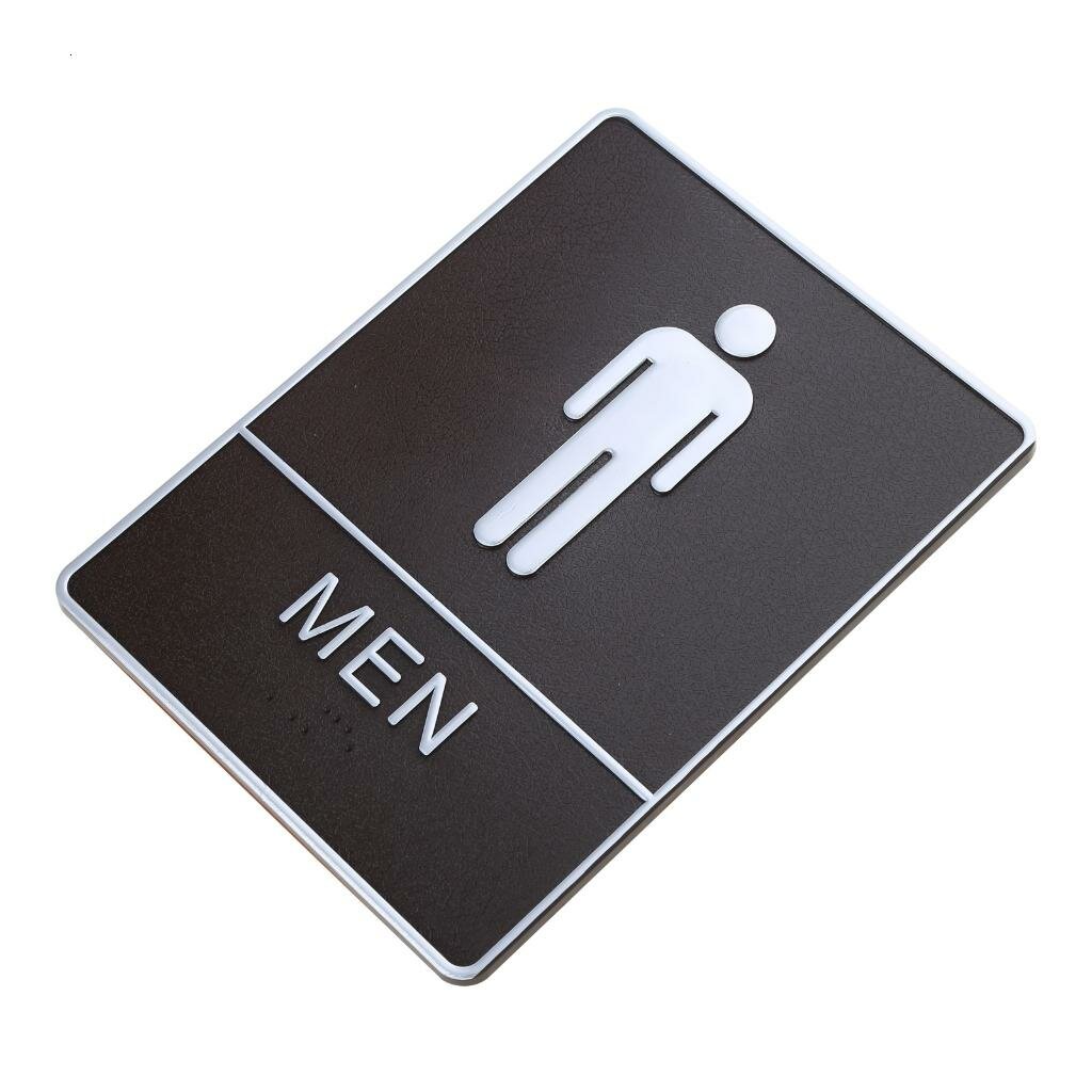 Знак «Туалет» для ванной, Мужчины