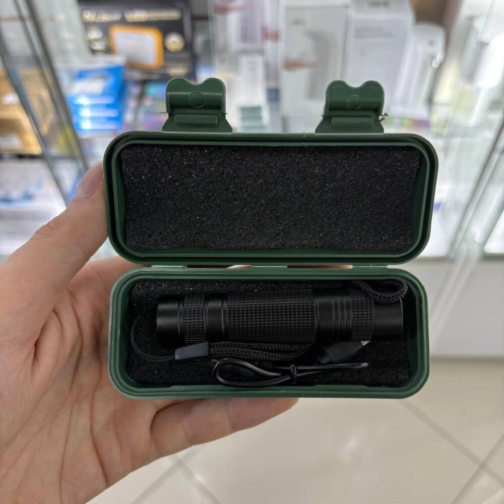 Ультрафиолетовый фонарик BleskLux BL-F6037-UV, Black, черный