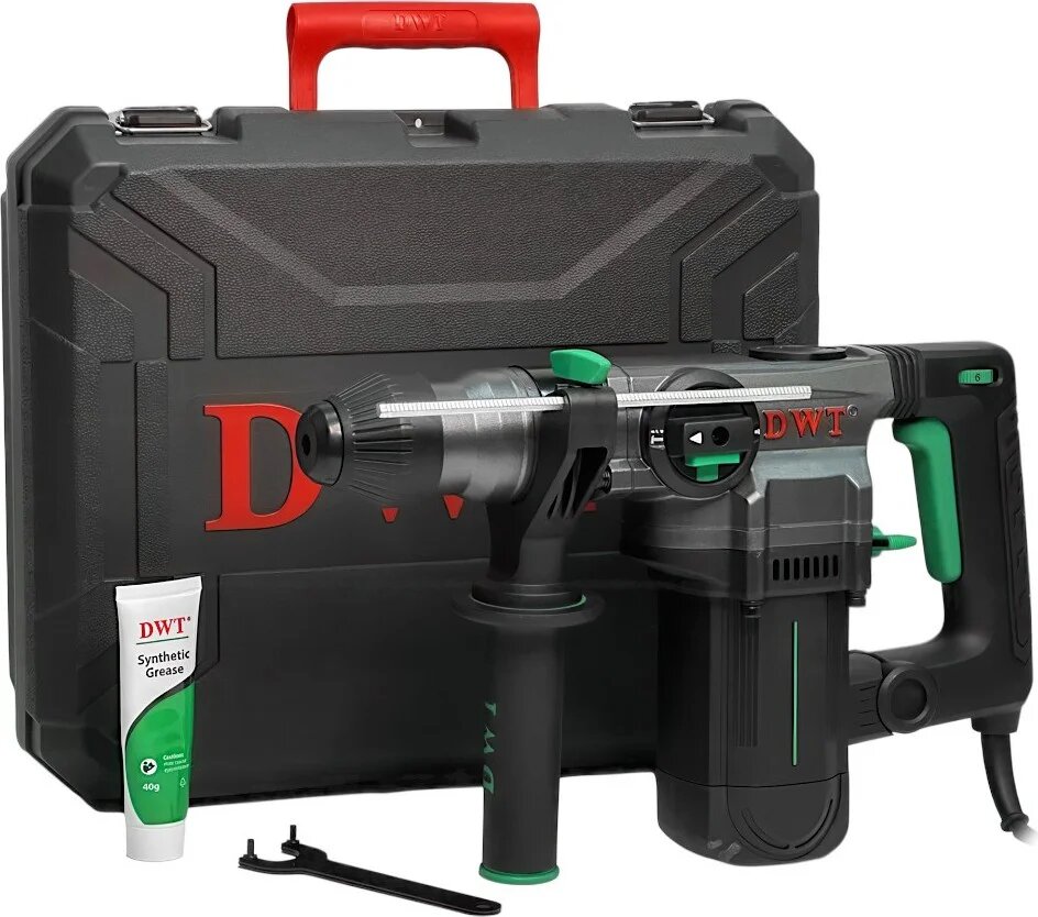 Перфоратор DWT BHP12-28V BMC (кейс), 1200 Вт, 4200 ударов/мин, энергия удара 5 Дж