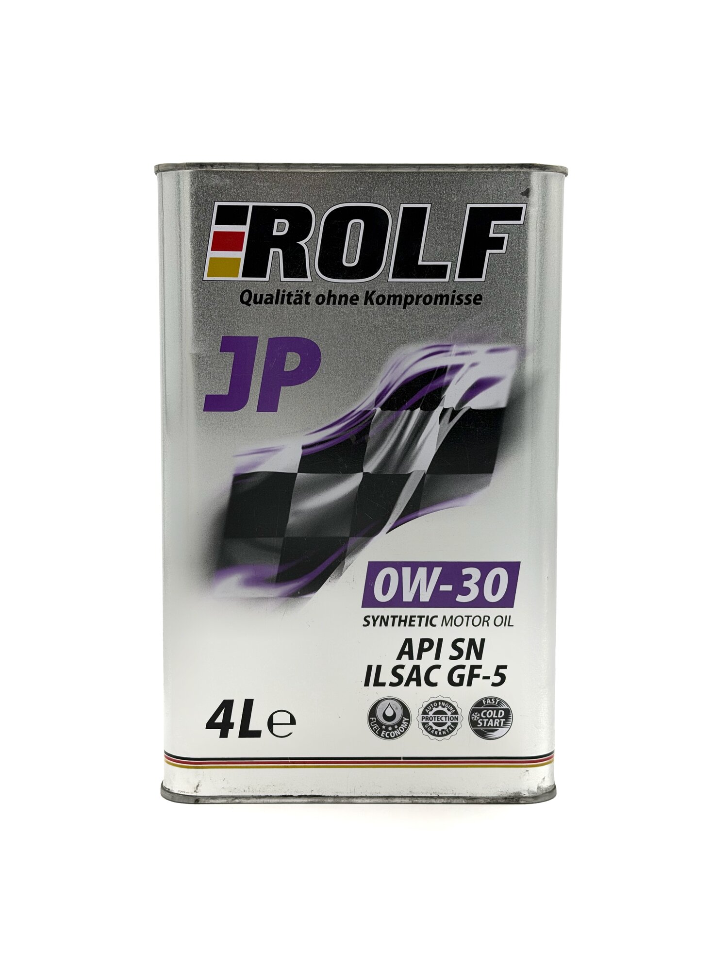 Масло моторное ROLF JP SAE 0W-30 , 4 литра , синтетическое ,