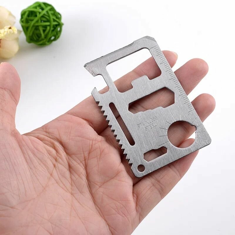 Многофункциональная карта инструмент 12 в 1, карточный нож для кемпинга, охоты и выживания