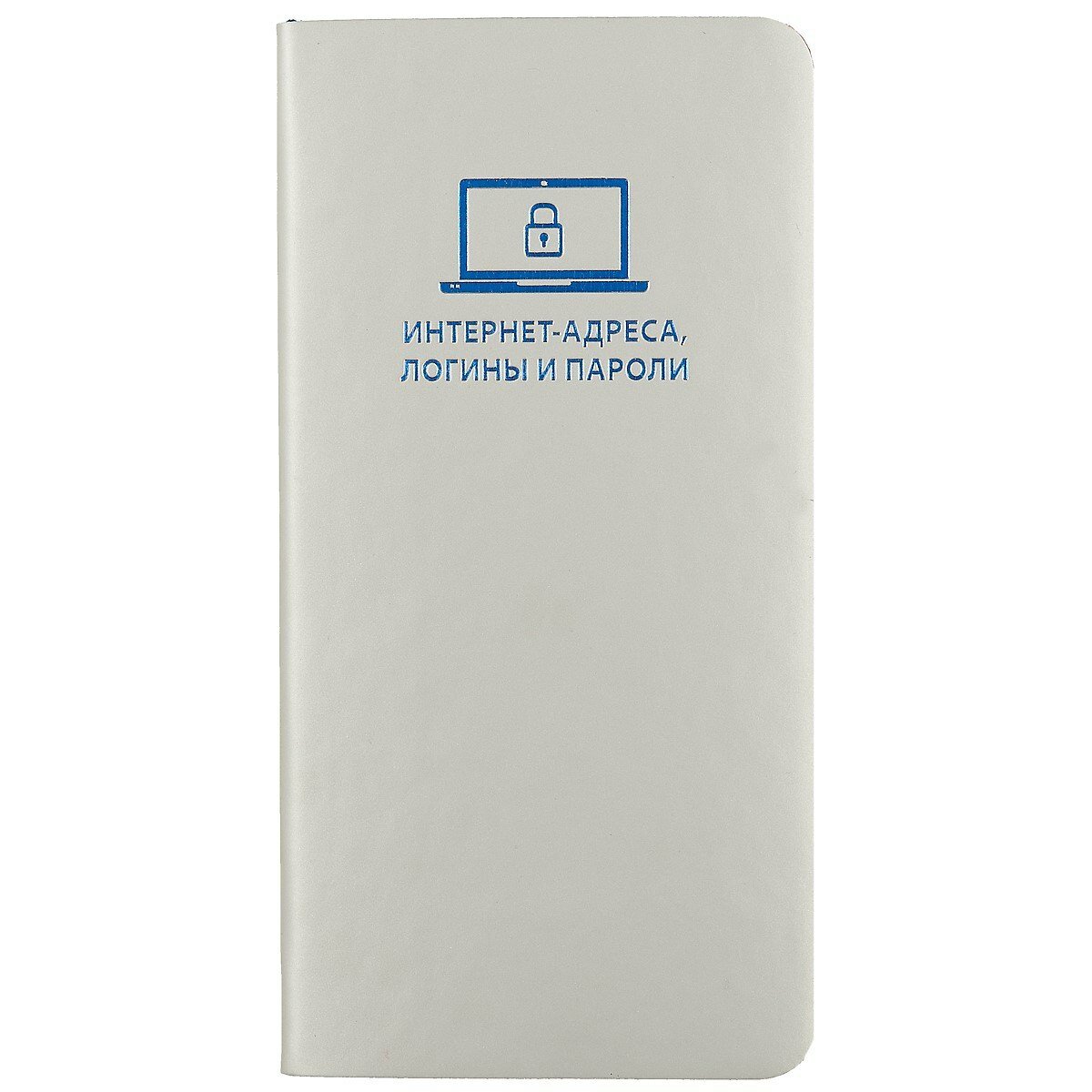 Записная книжка Escalada для интернет-адресов и паролей, серебряная, А6–