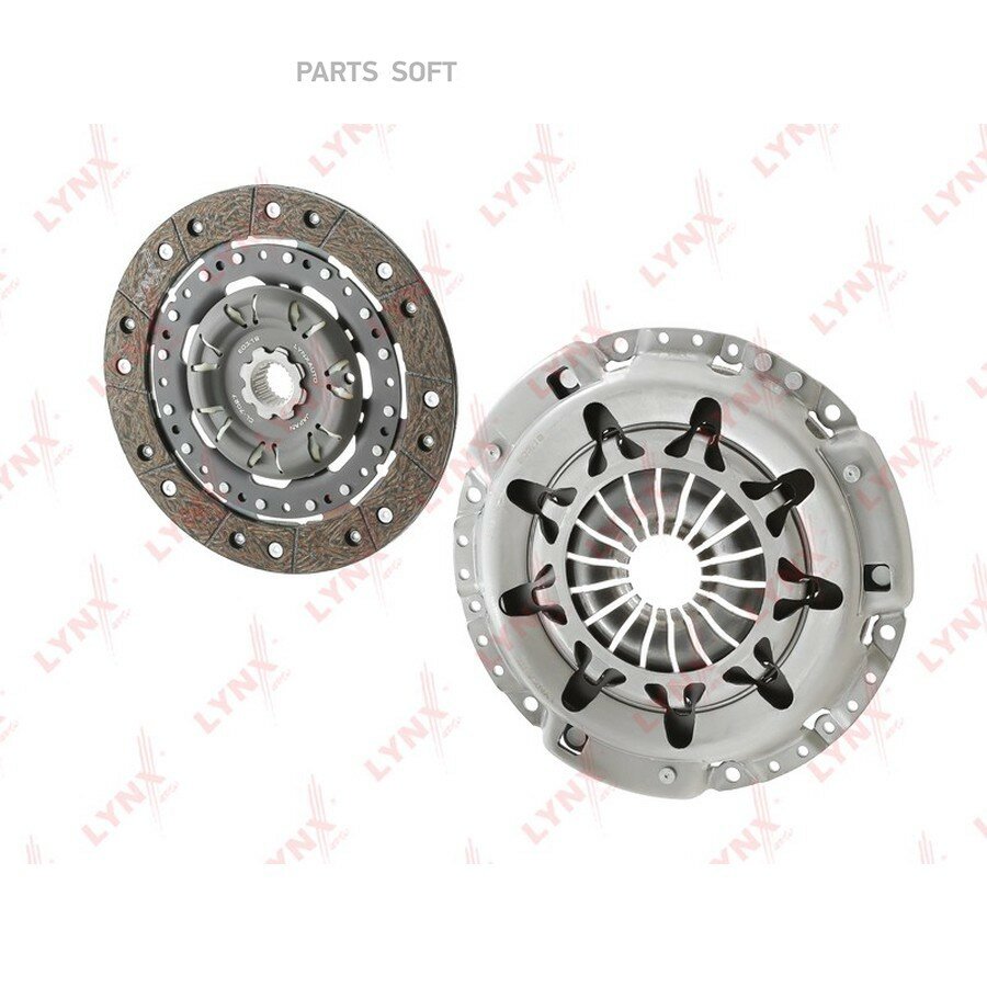 Сцепление комплект FORD Focus II 2.0 04-12 / C-Max 2.0 03-10 / Mondeo III 1.8-2.0 00-07, VOLVO C30 1.8-2.0 04-12 / S40 II (228 mm) от официального дистрибьютора, LYNXAUTO, артикул CL1017
