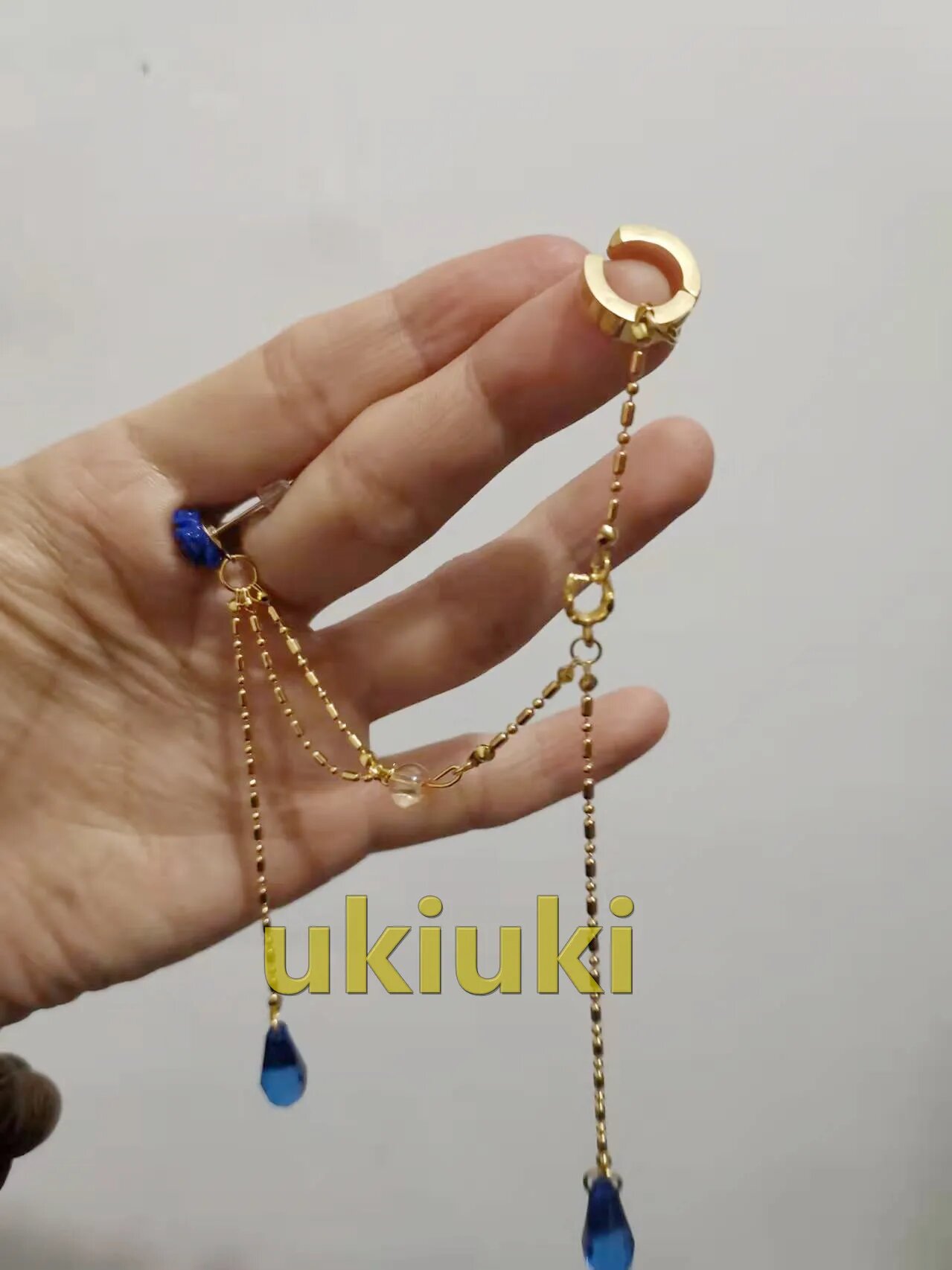 D4DJ Tsubaki Aoyagi серьги для косплея Prop