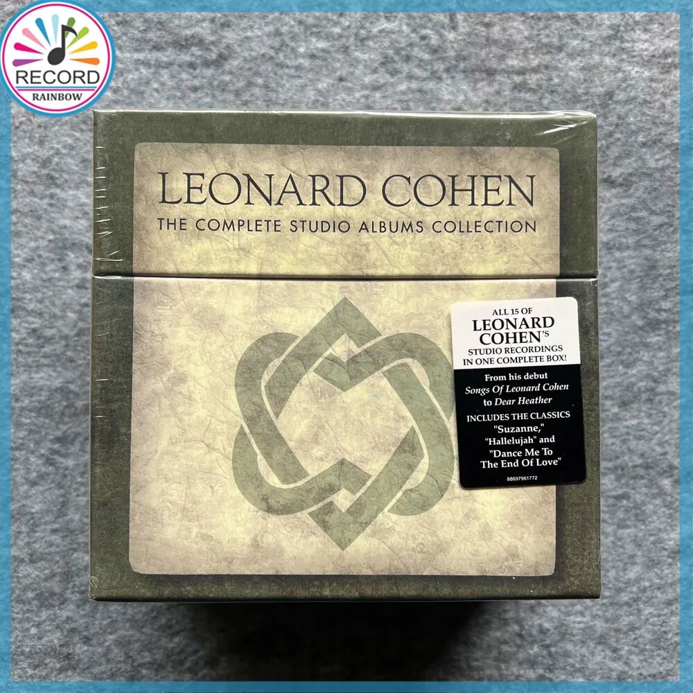 CD Leonard Cohen The Complete Studio Albums Collection 15-CDs Box Set запечатанный совершенно новый альбом