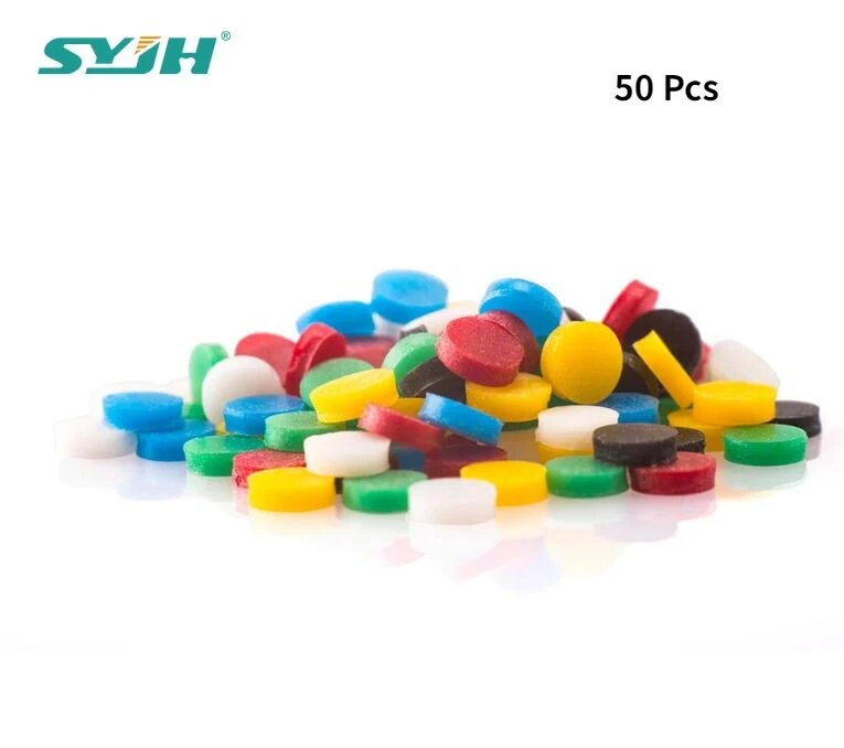 Силиконовые стопперы Syjh для эндодонтических файлов 1 мм, разноцветные