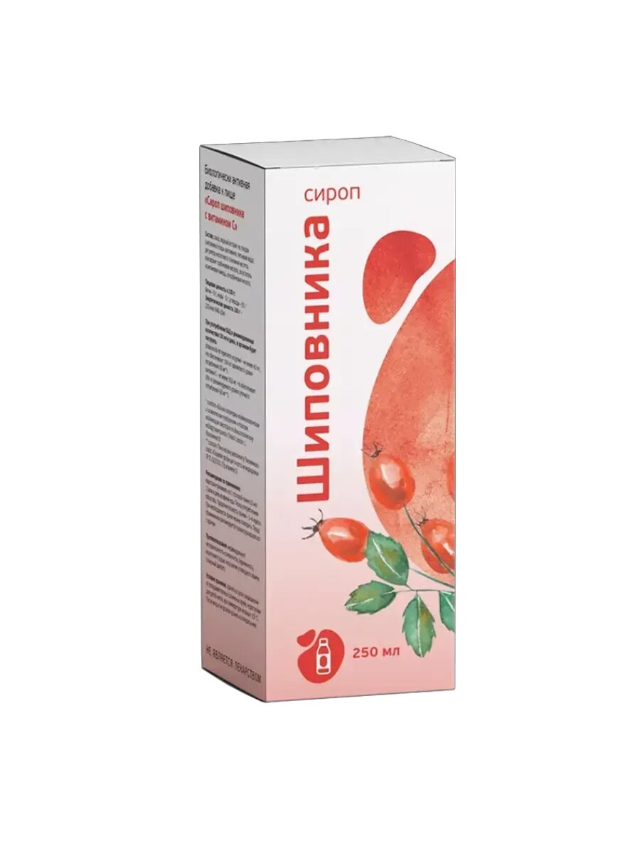 Сироп шиповника с витамином С 250мл