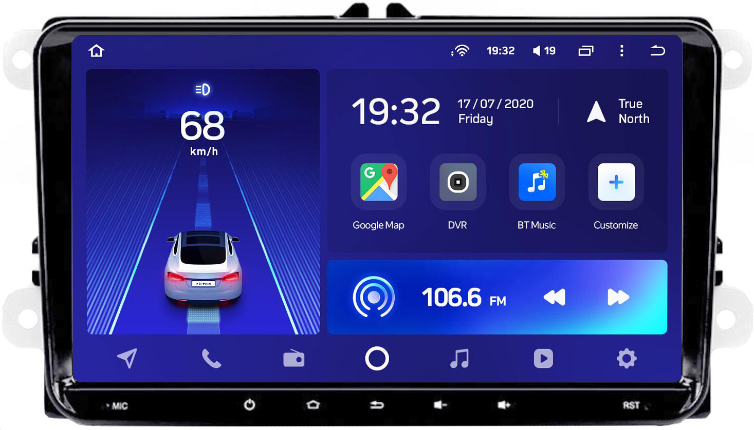 Штатная магнитола Volkswagen Passat B6, B7, CC 2005-2015 Teyes CC2L PLUS PQ/MQB 1/16 Android 8