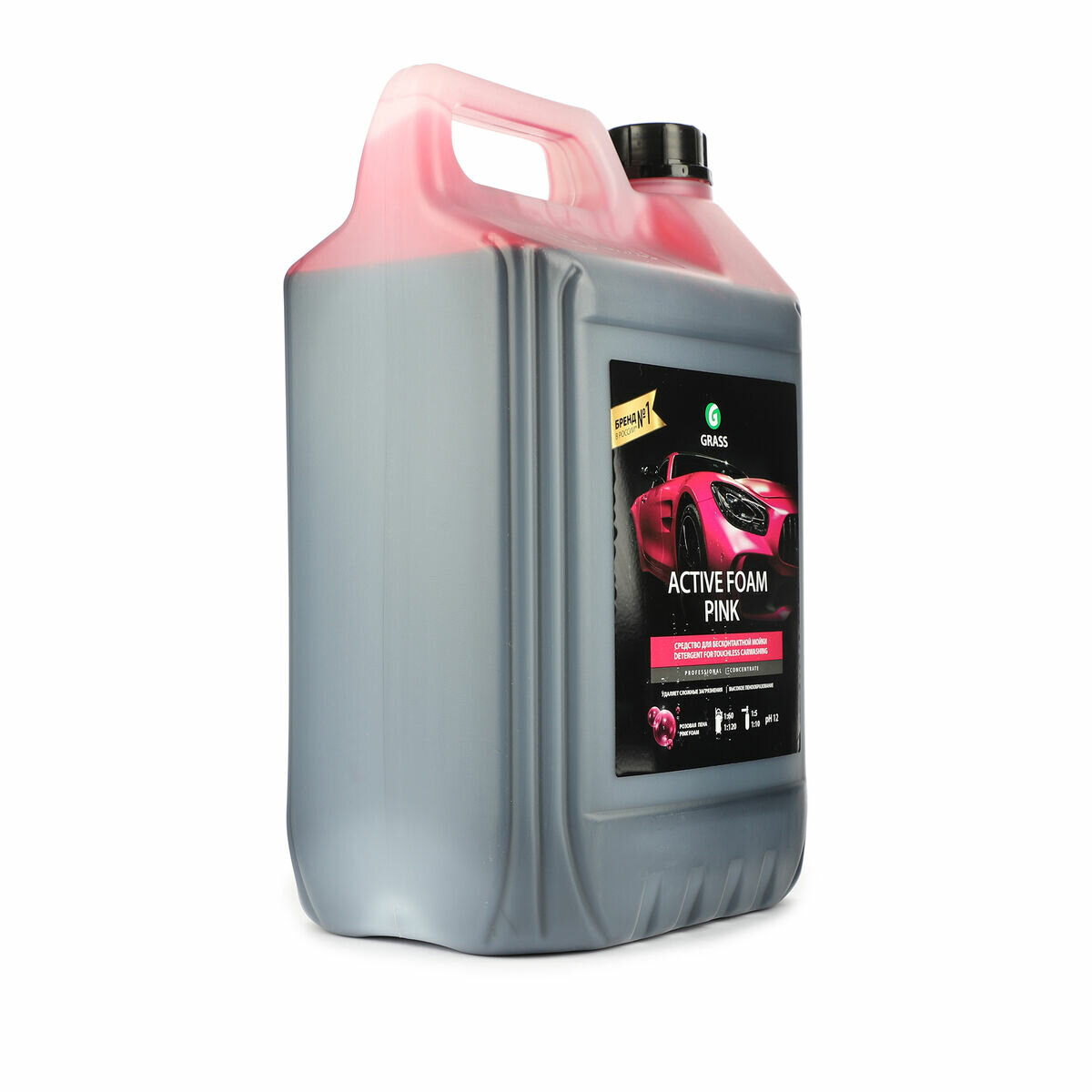 Шампунь Active Foam Pink Для Бесконтакной Мойки Розовая Пена 6Кг(Grass 113121)