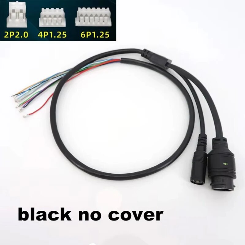 FVJVYE Двусторонний 11-жильный кабель POE Ethernet черный black