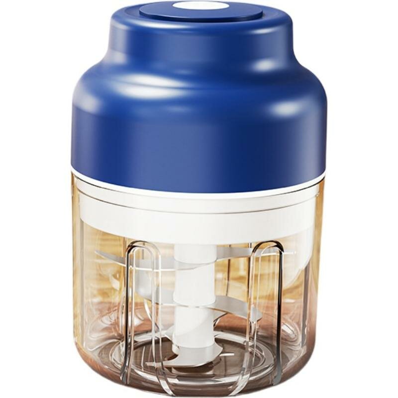 Электрический мини-измельчитель чеснока, 250 мл, многофункциональный измельчитель овощей, портативный инструмент для измельчения продуктов, заряжается через USB, кухонный комбайн для чеснока, имбиря, перца чили.