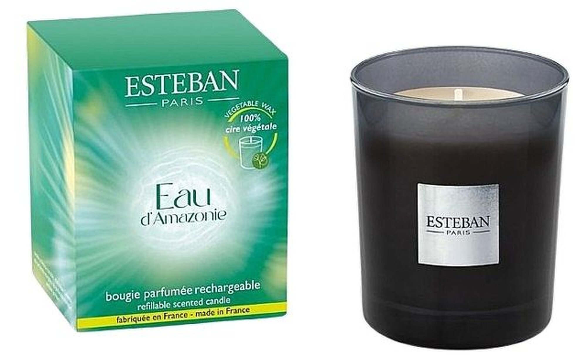 Esteban Декоративная ароматическая свеча Eau D'Amazonie, 450 г