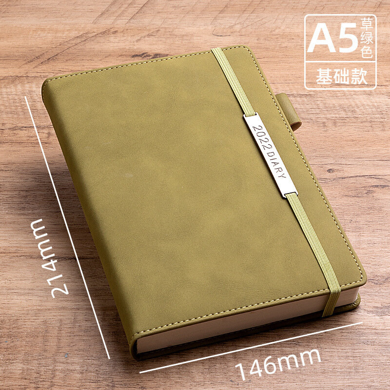 Настраиваемый ежедневник-планер с печатью логотипа, ремешком, расписанием и журналом событий, оптовая продажа ежедневников на 365 дней.