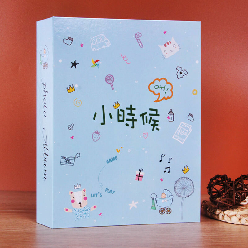 Фотоальбом в одной упаковке: семейный фотоальбом, фотоальбом для пар, памятный альбом для записи роста ребенка, детский фотоальбом с вкладными страницами.