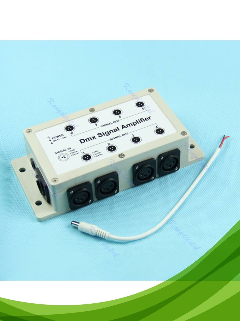 DMX-контроллер LED, 8 каналов, Белый