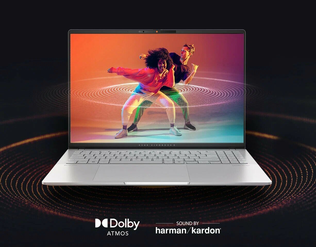 ASUS Vivobook Pro 16, 2,5K 2560x1600 OLED, Al9 H465, 32GB, 1TB SSD, Win 11, Русская клавиатура