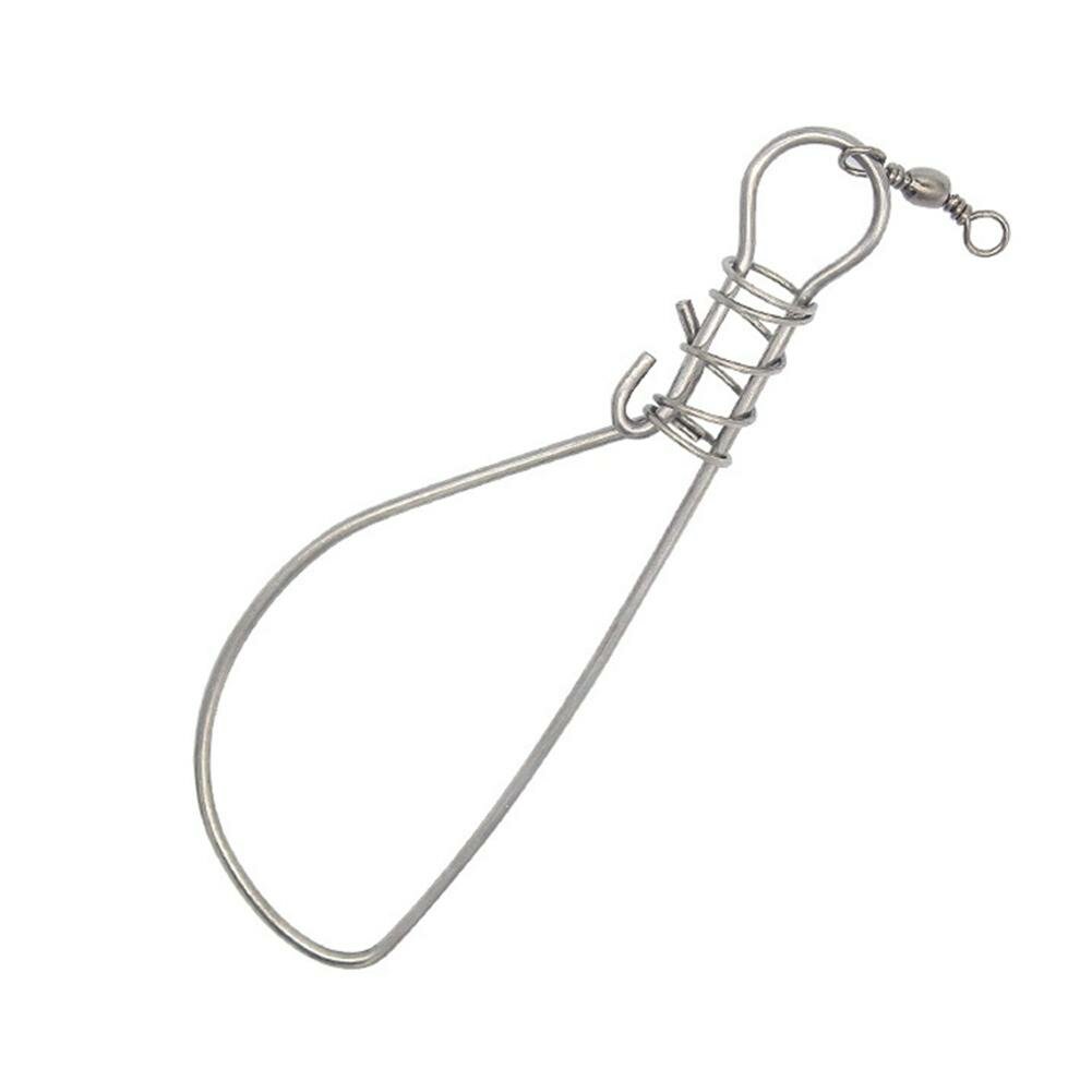 Кукан рыболовный с металлическим тросом на 3 карабинов