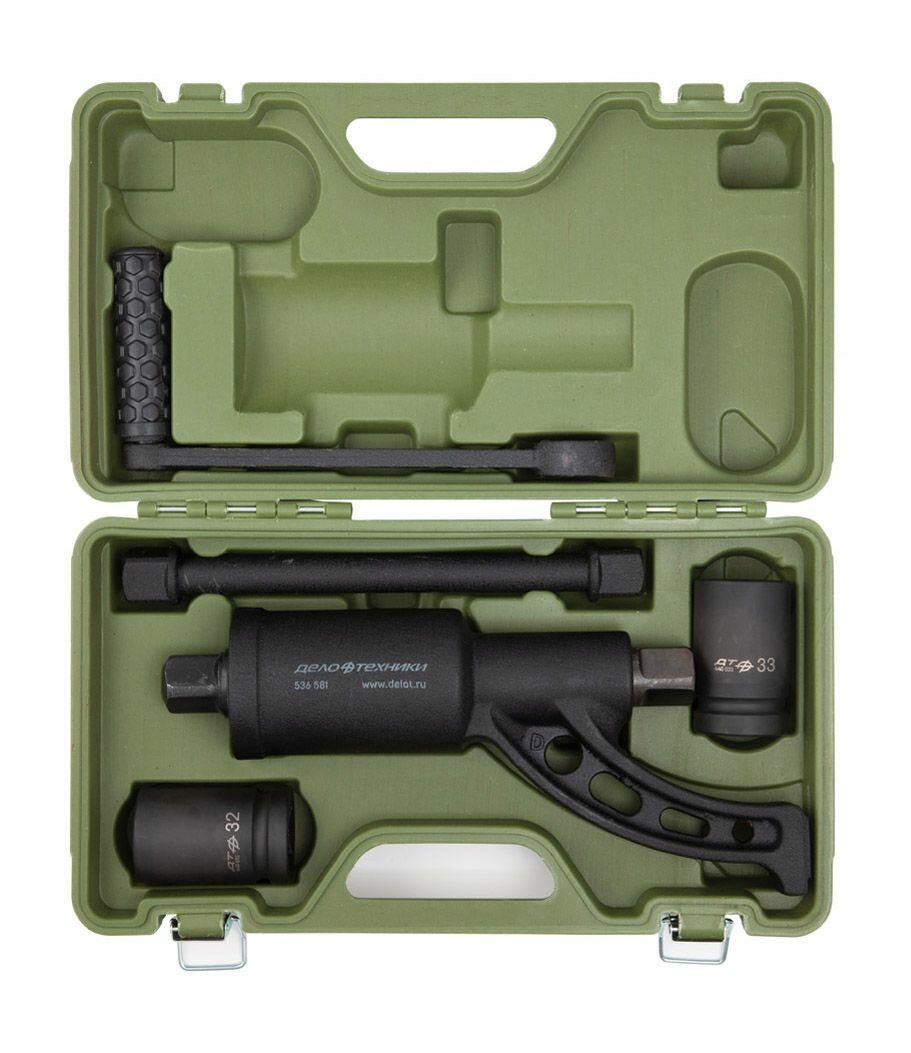 Гайковёрт механический 1", с головками 32, 33 мм