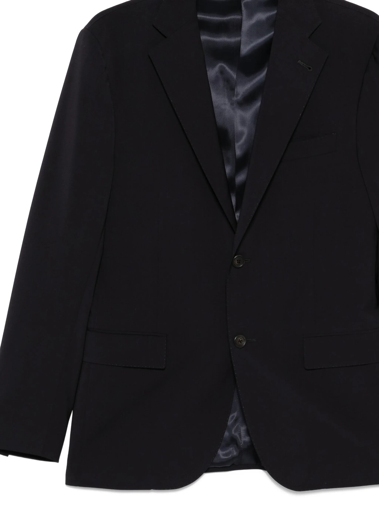 Пиджак Corneliani Button virgin wool blazer, размер 52, синий — фото 1