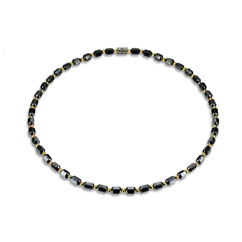 Черное магнитное ожерелье из гематита