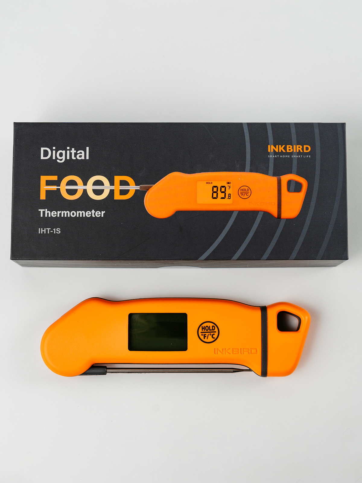 Кулинарный термометр INKBIRD IHT-1S со встроенным поворотным щупом