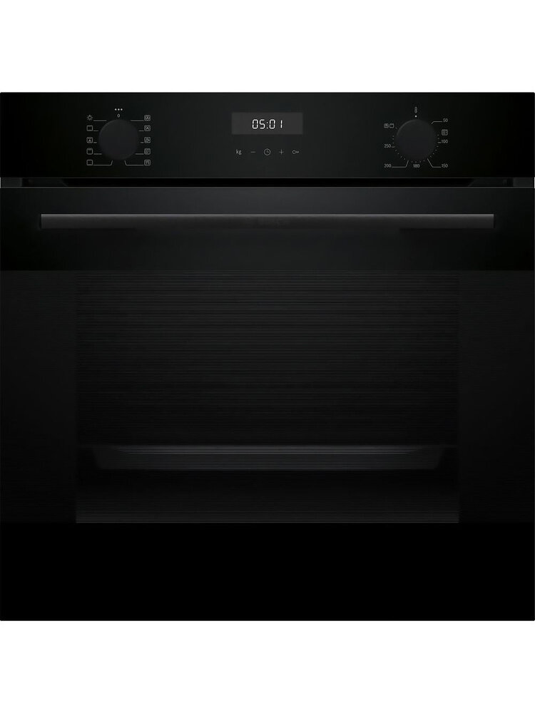 Встраиваемый духовой шкаф электрический Bosch HJA737BA0 Serie 4, 76л 7 режимов, LCD-дисплей, EcoClean, 3D Hotair, черный