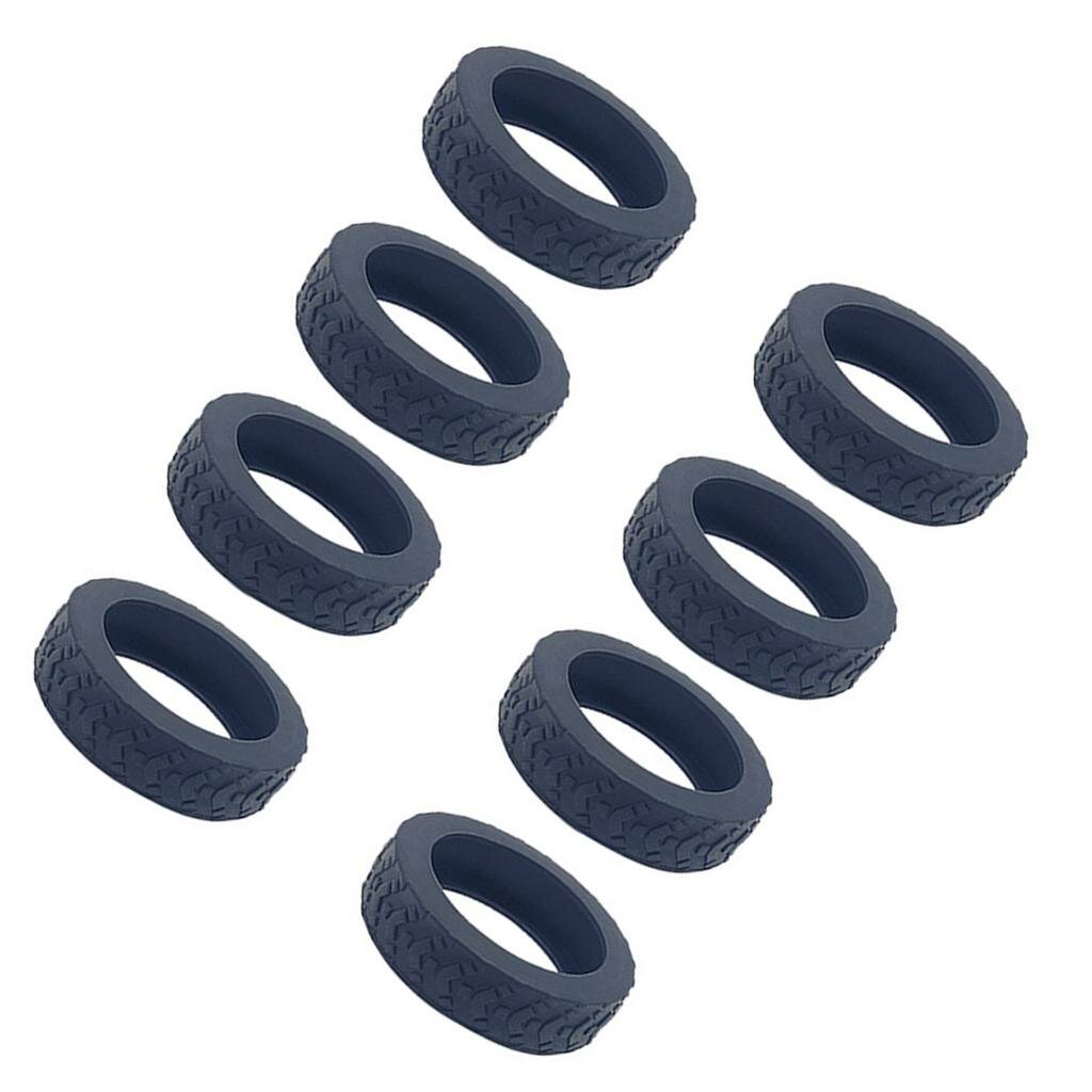 Колесики для чемоданов резиновые термостойкие, Черный