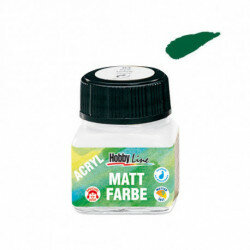 Краска акриловая матовая Hobby Line, цвет мха, 20 мл