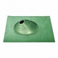 Манжета кровельная угловая окрашенная лист №2 180-280 мм, EPDM, 580*680 мм зелёная