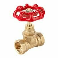 Вентиль запорный муфтовый полнопроходной красный 2" 15Б1п AQUALINK