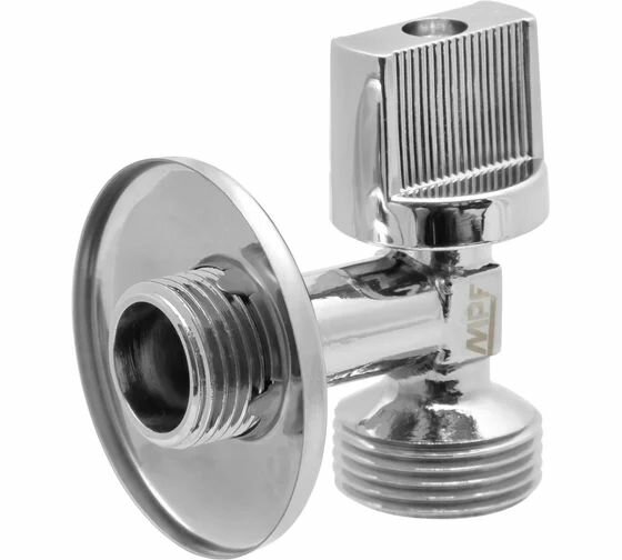 Кран шаровой угловой для стиральных машин AQUALINK 1/2"х3/4" наружняя-нарнаружняя