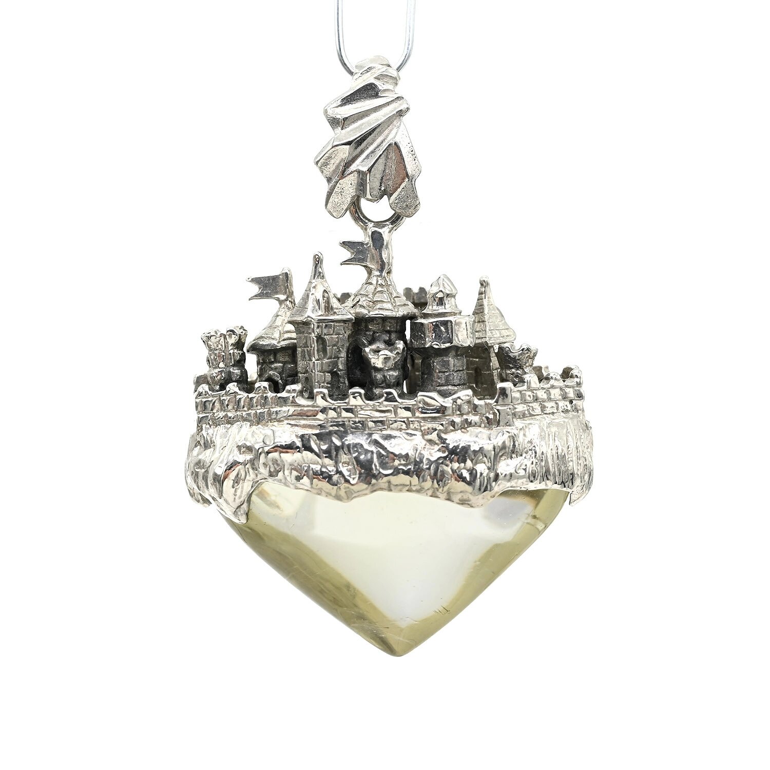 Подвеска, цитрин