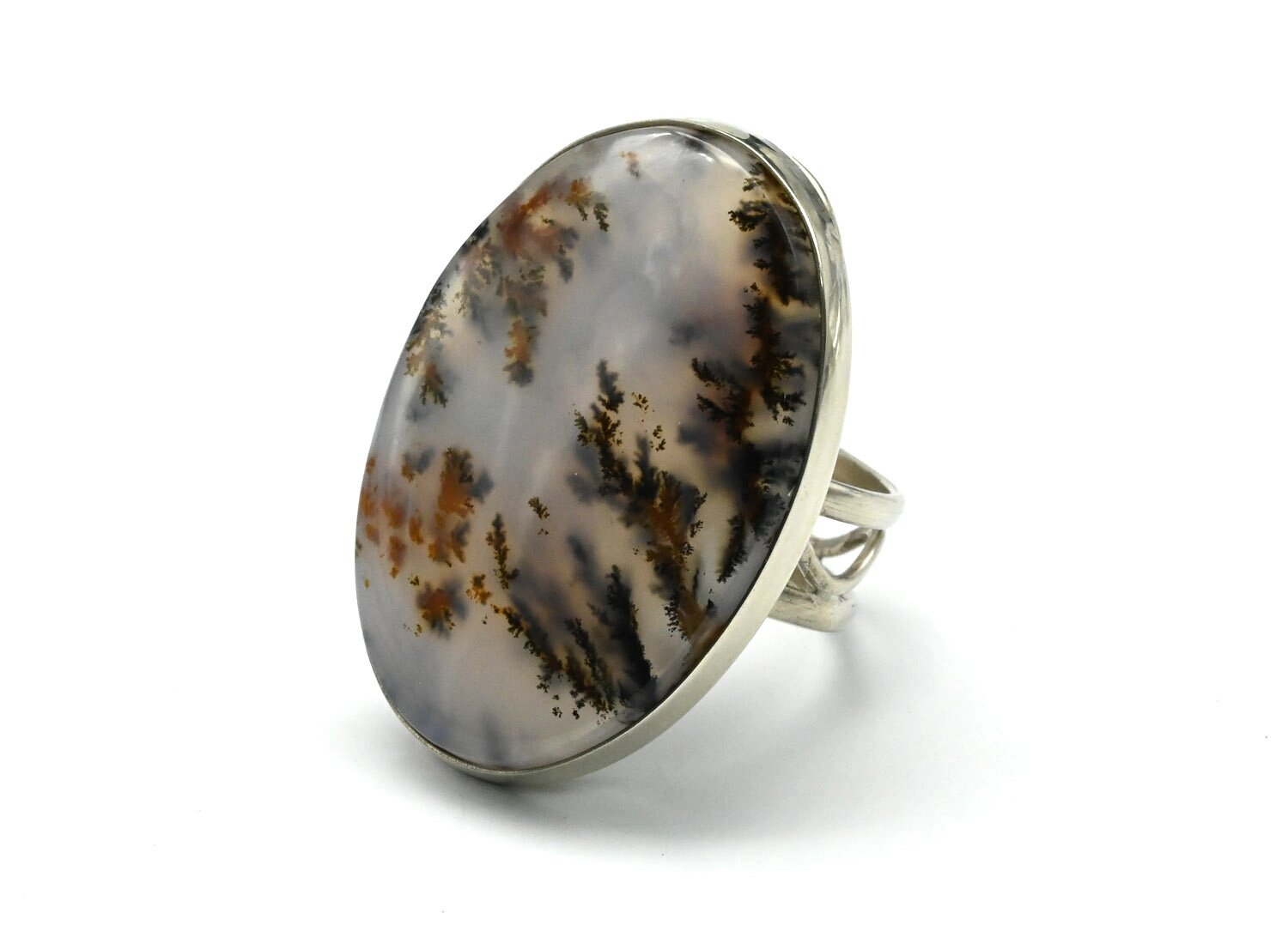 Кольцо, агат