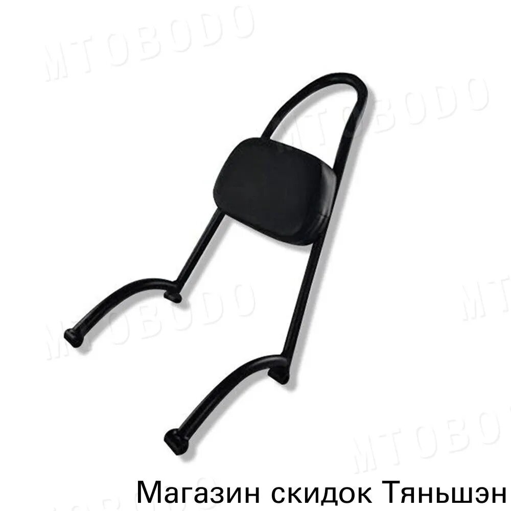 Спинка для мототехники, удобная посадка, черный цвет, для XIANGSHUAI XS500