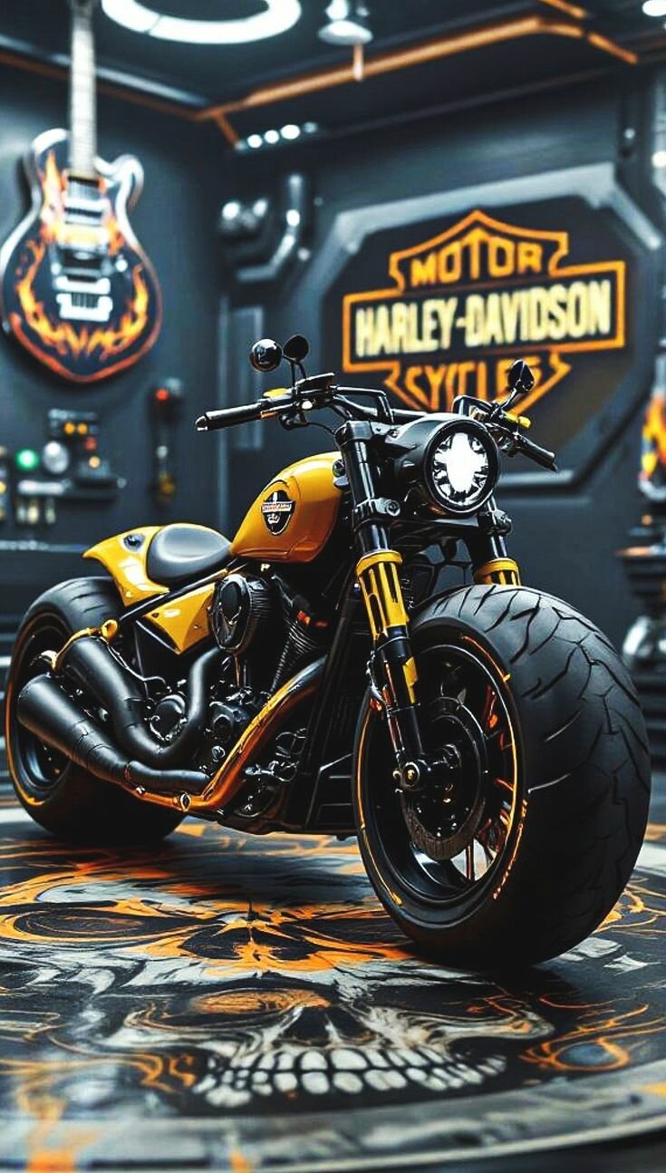 Алмазная живопись "мотоцикл", 5D, круглая, 40x50 см. Производитель: Brose Art.