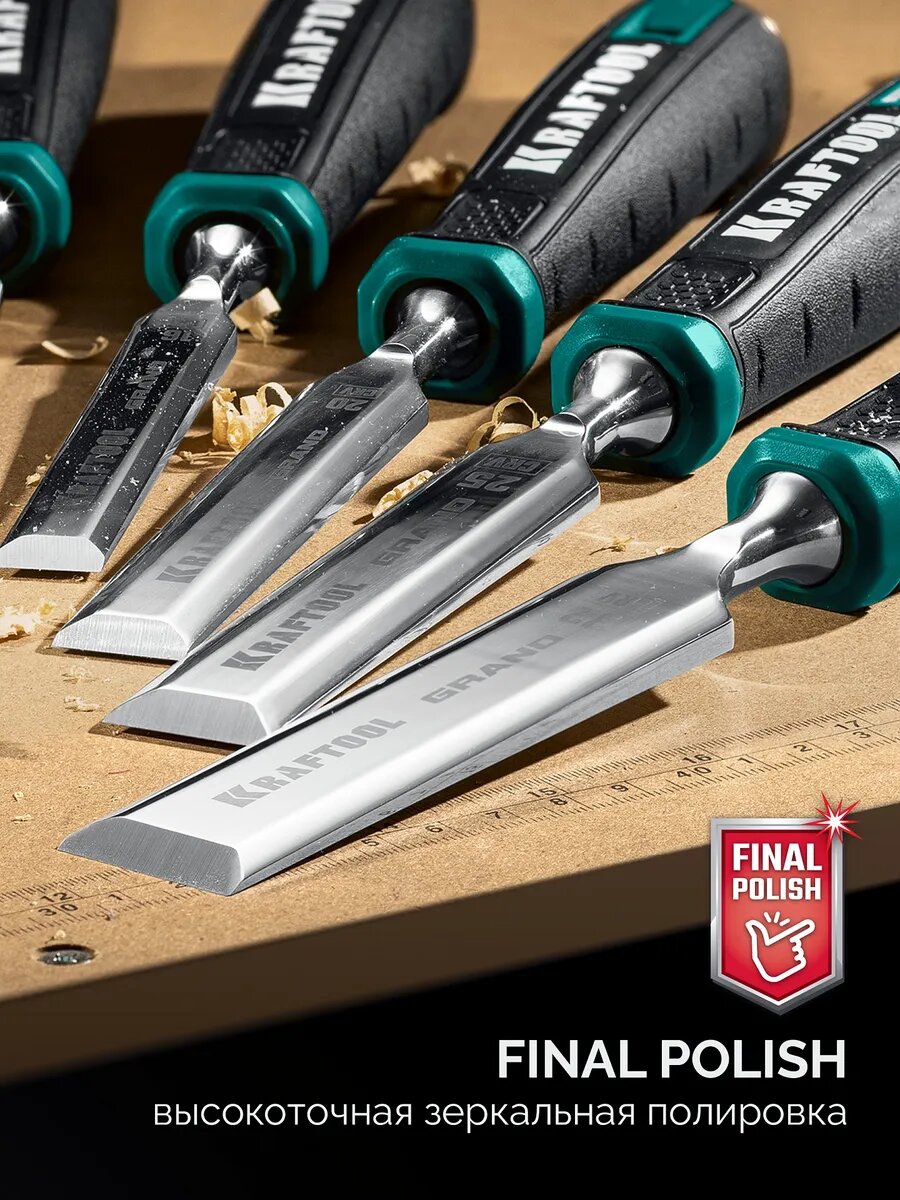 GRAND стамеска-долото с двухкомпонентной рукояткой, 16 мм