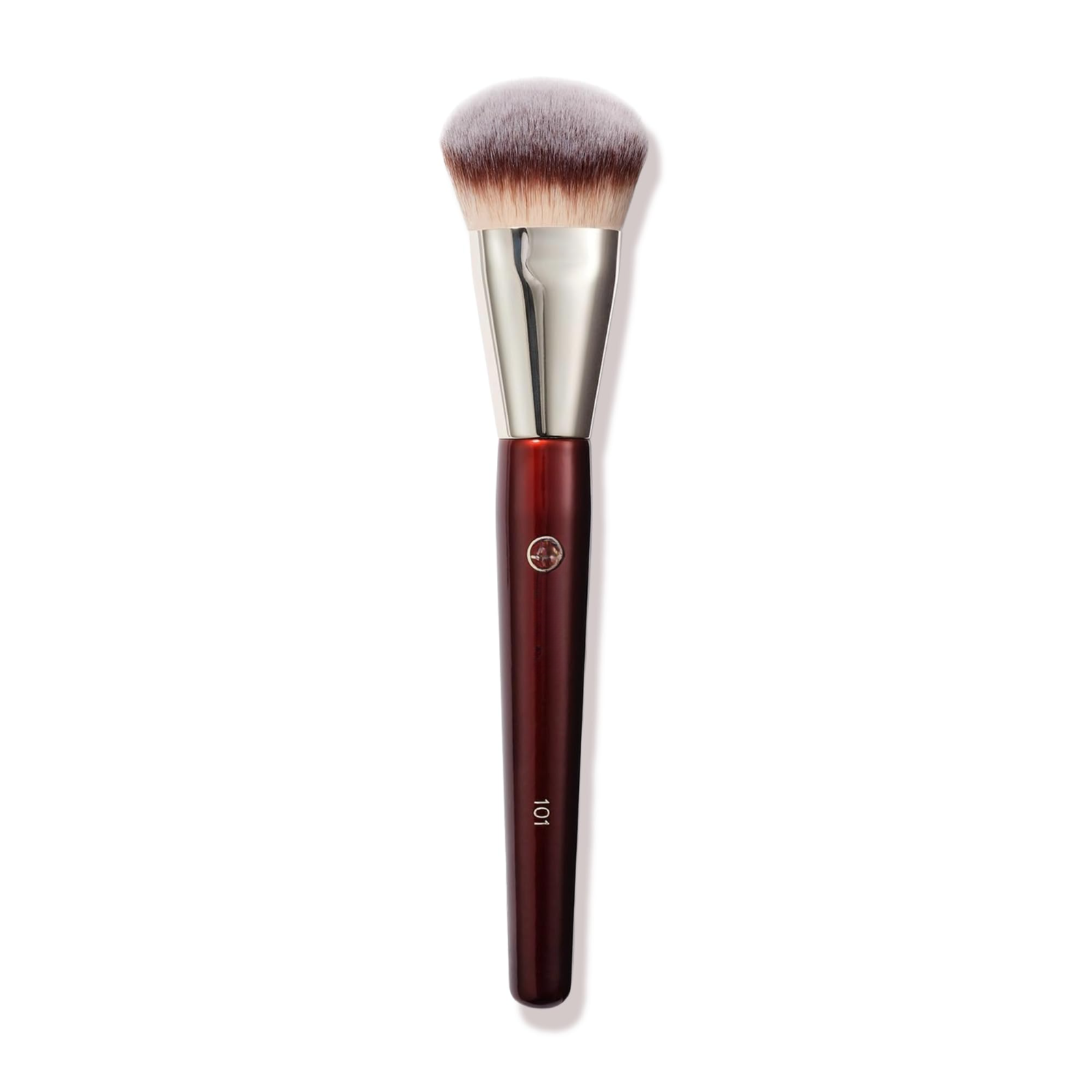 BK Beauty Tools No. 101 Slope Face Brush, Contour Foundation Brush - Кисть для жидкого или пастообразного тонального крема, Щетина 40мм широкая, 30мм длина, Общая длина кисти 180мм, Труба из толщеного алюминиевого �ба, Рукава из березовой краски
