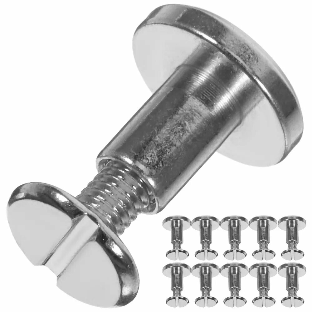 Круглые декоративные металлические заклепки для обуви и сумок из цинкового сплава, набор из 20 шт