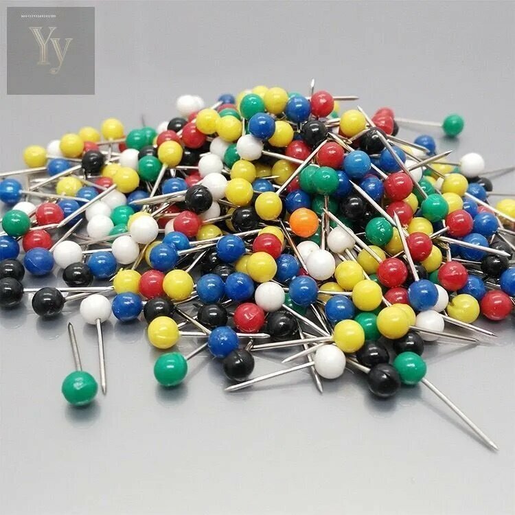 Lucky, булавки с картой мира, 5 мм, маркировочные булавки, всего 300 штук