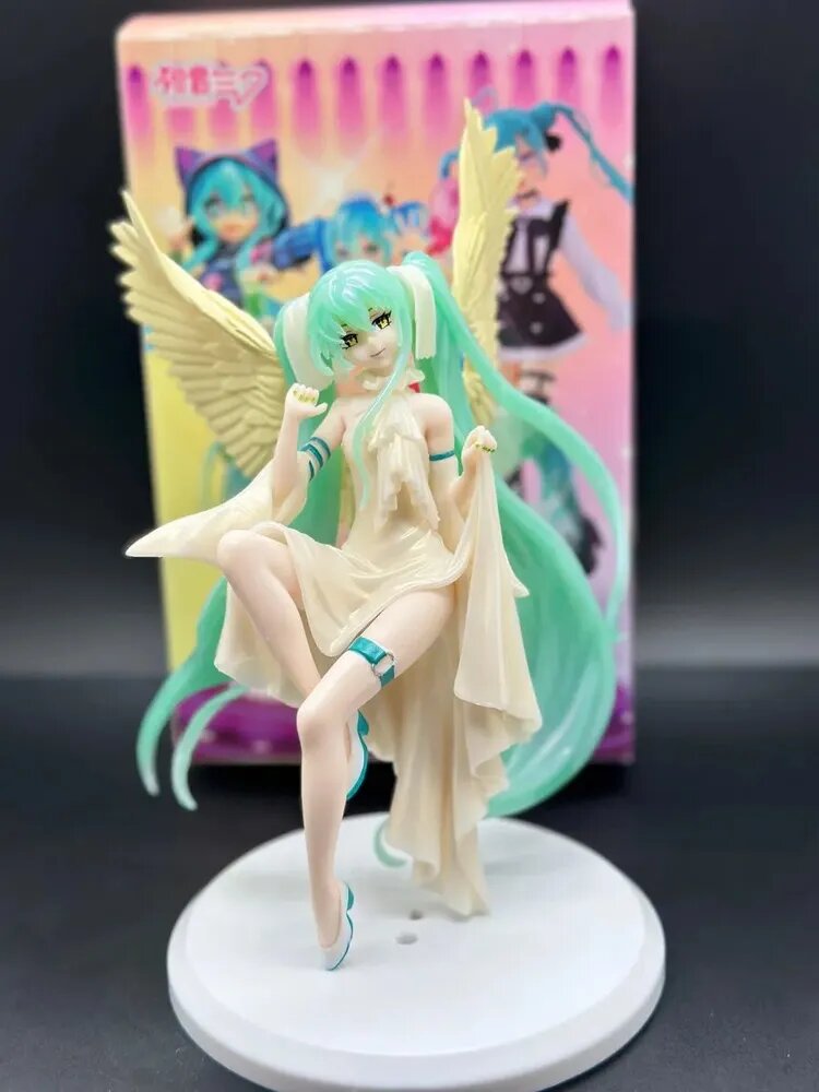 Taito Аниме Фигурка Мику Kissa Hatsune Miku Wafuu Kissa Фигурка ПВХ 1/7