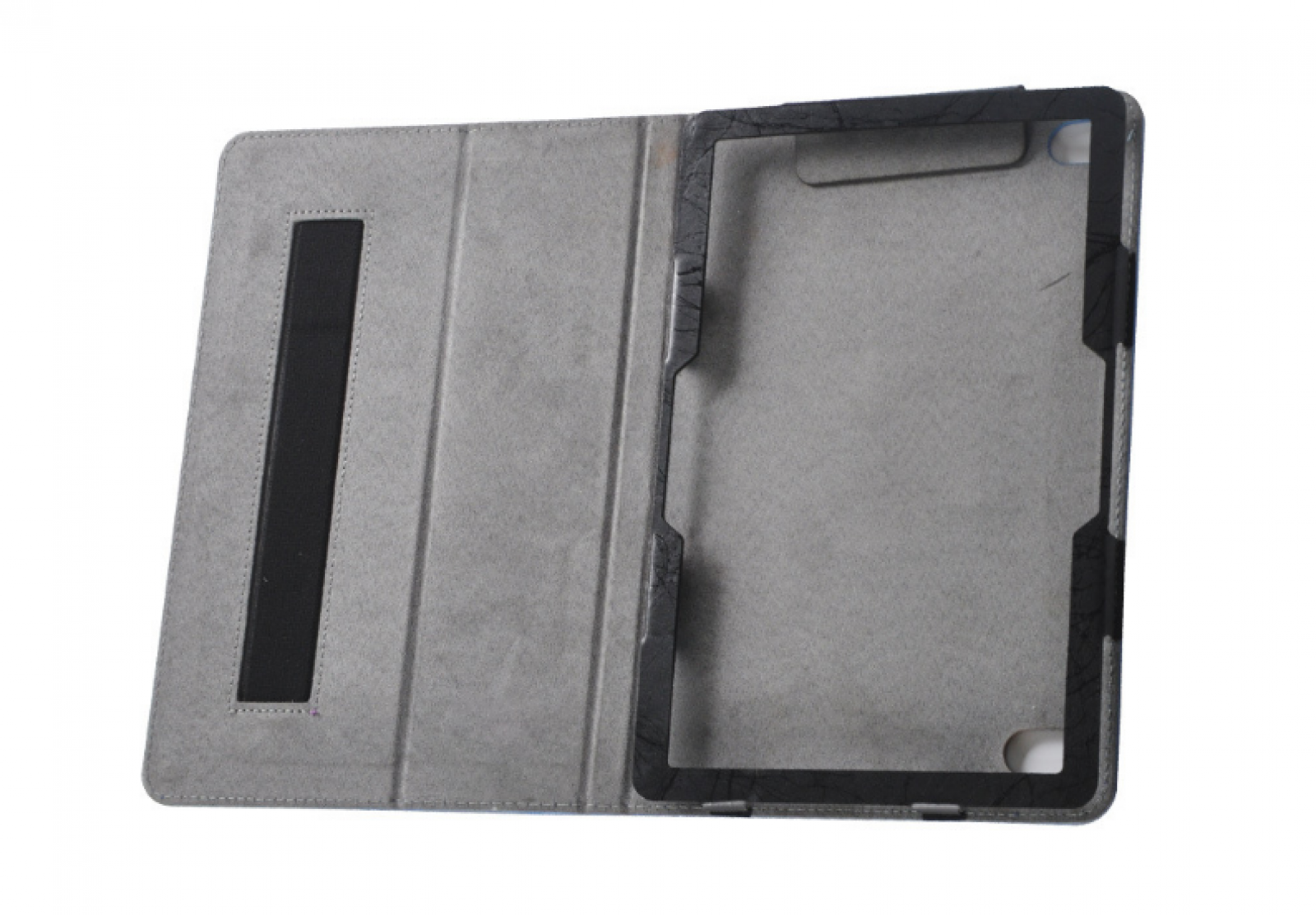 Чехол-книжка MyPads для Blackview Tab 10 из натуральной итальянской кожи с узором и держателем для руки