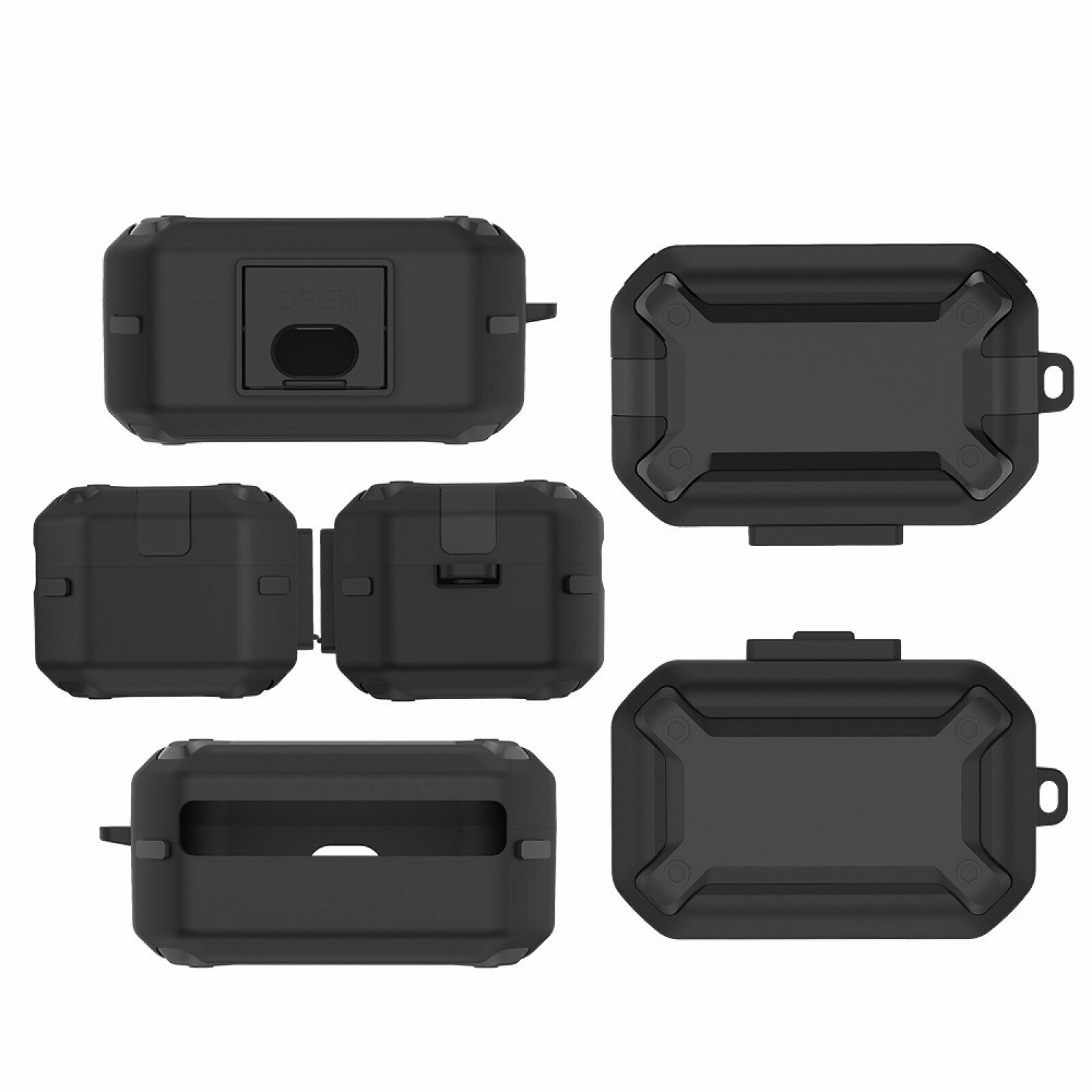 Противоударный чехол MyPads для наушников Sennheiser Momentum True Wireless 3 Earbuds черный