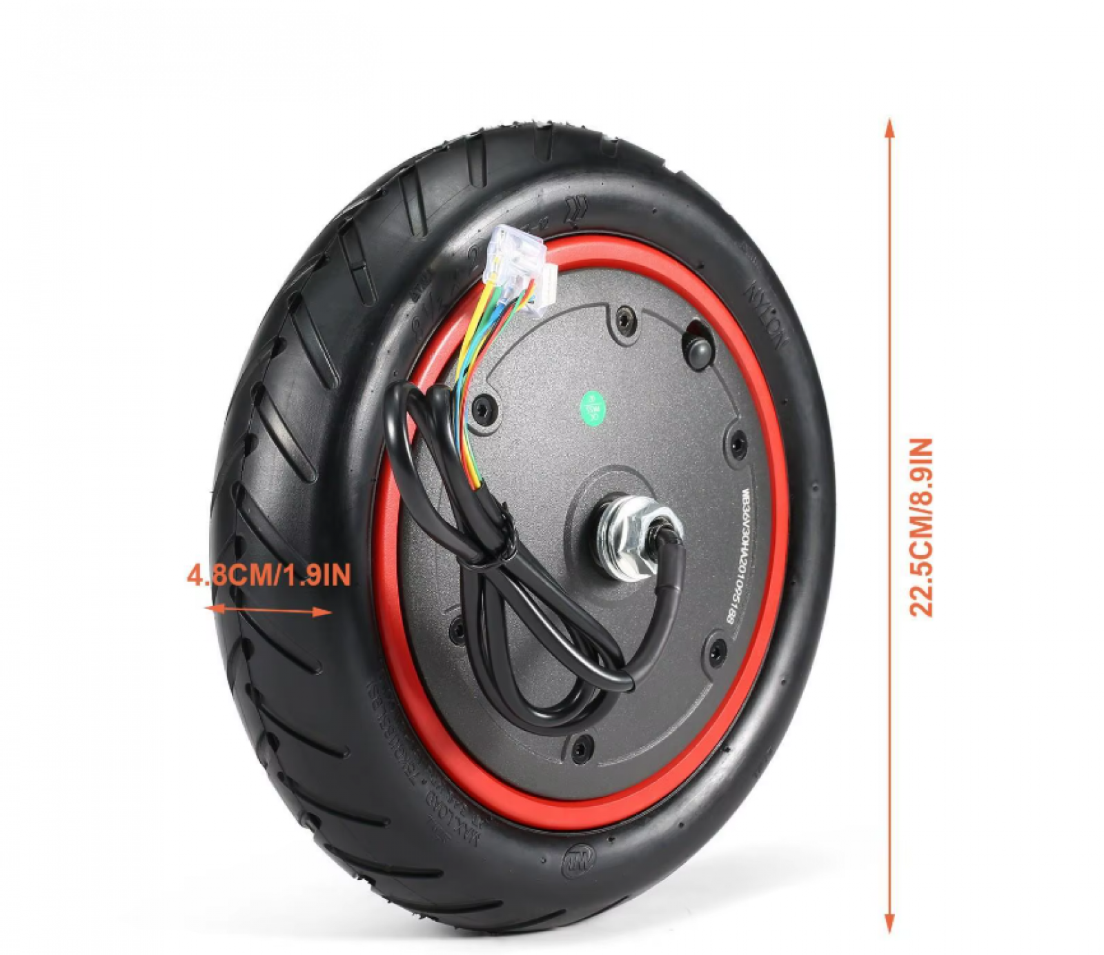 Переднее мотор-колесо MyPads для электросамоката Xiaomi M365 Pro 350W 36V 8 дюймов