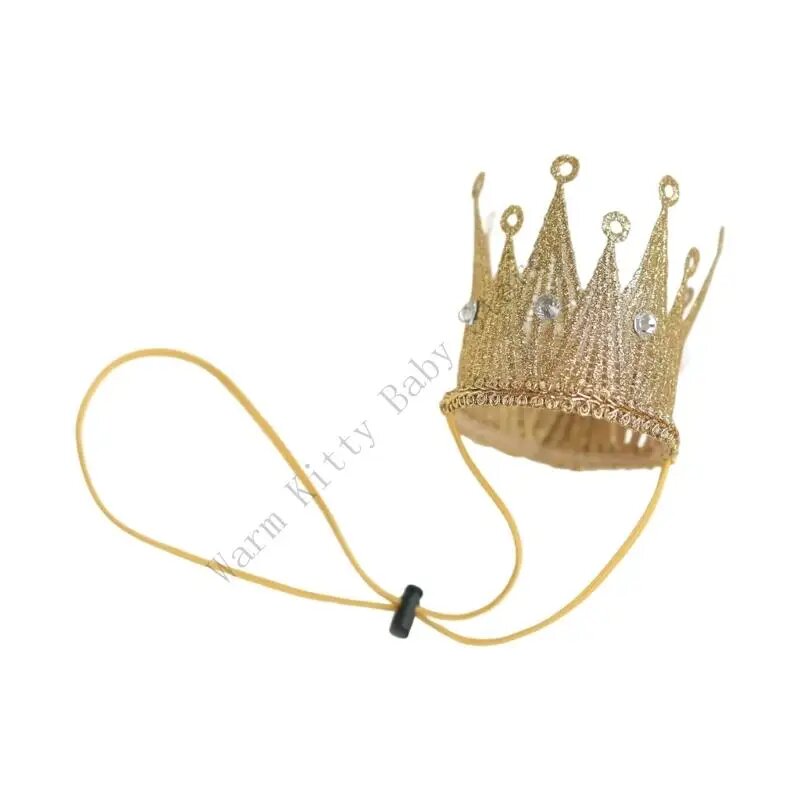 Детская корона для фотосессии Желтый, Gold