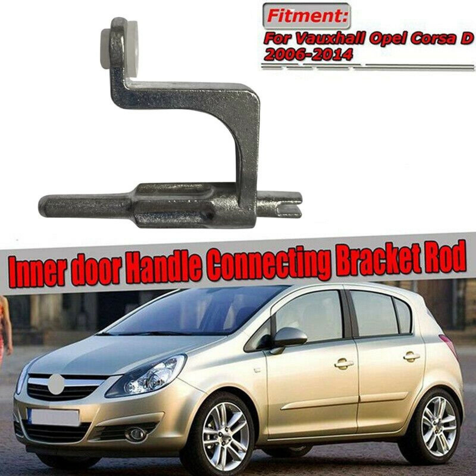 Внутренняя дверная ручка MyPads для VAUXHALL CORSA MK3 III Opel Corsa D 2006-2015 черная