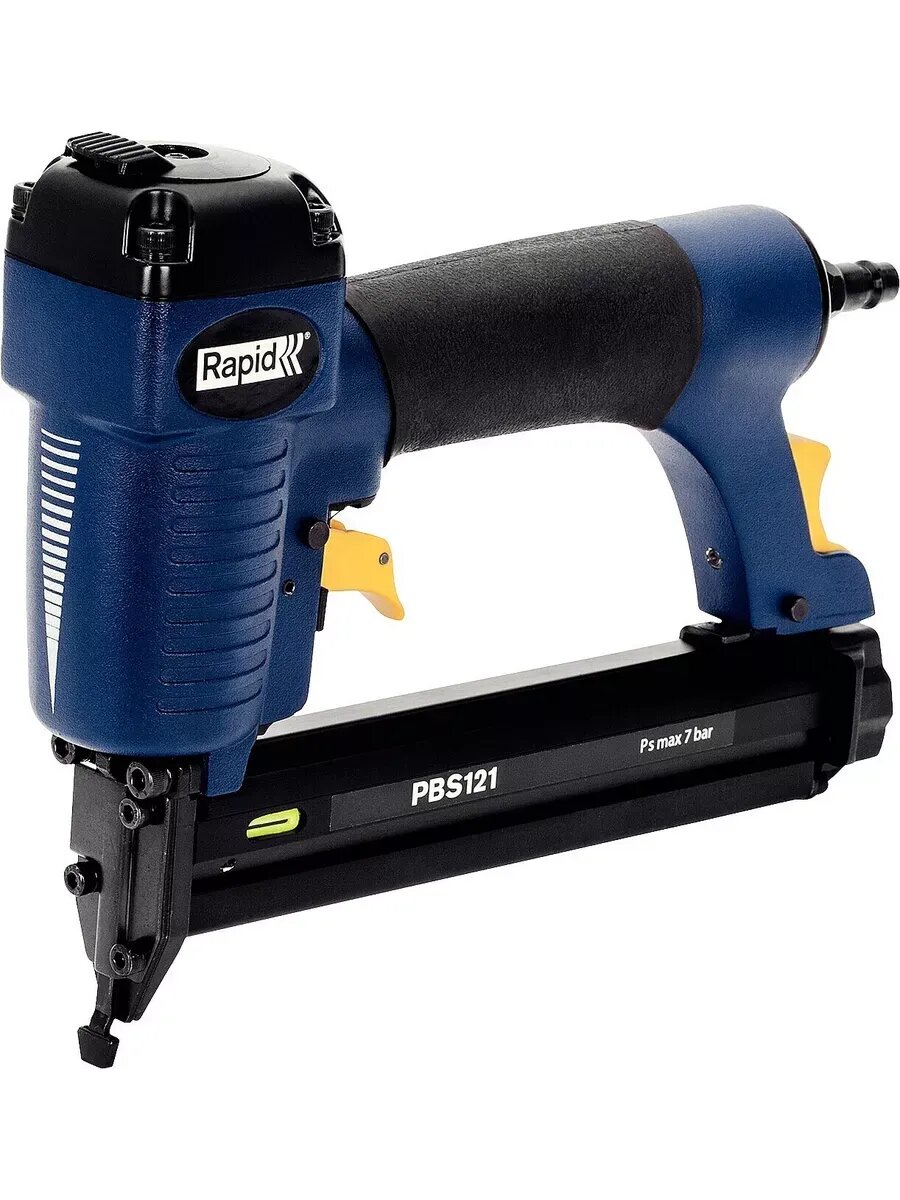 Пневмостеплер Rapid PBS121, рапид, 1/4 дюйма, синий, с кейсом, магниевый сплав