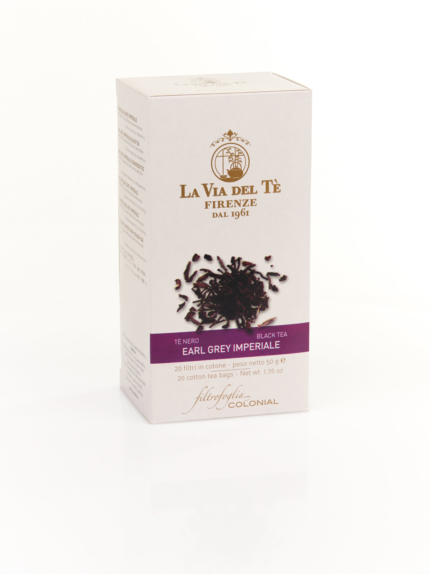 La Via Del Te. Итальянский черный чай. Эрл Грей Империал 50 гр.