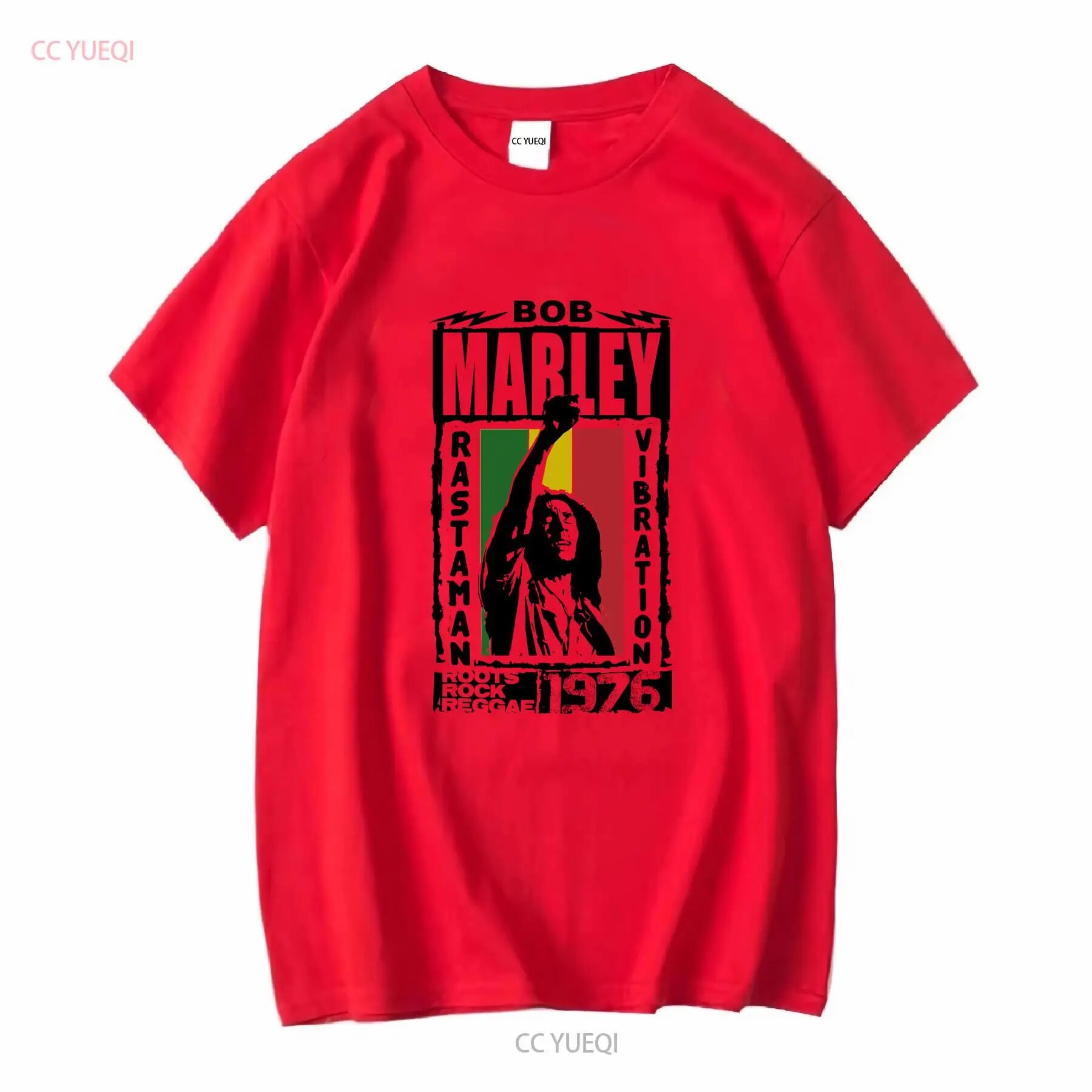 Футболка Bob Marley красная XXXL